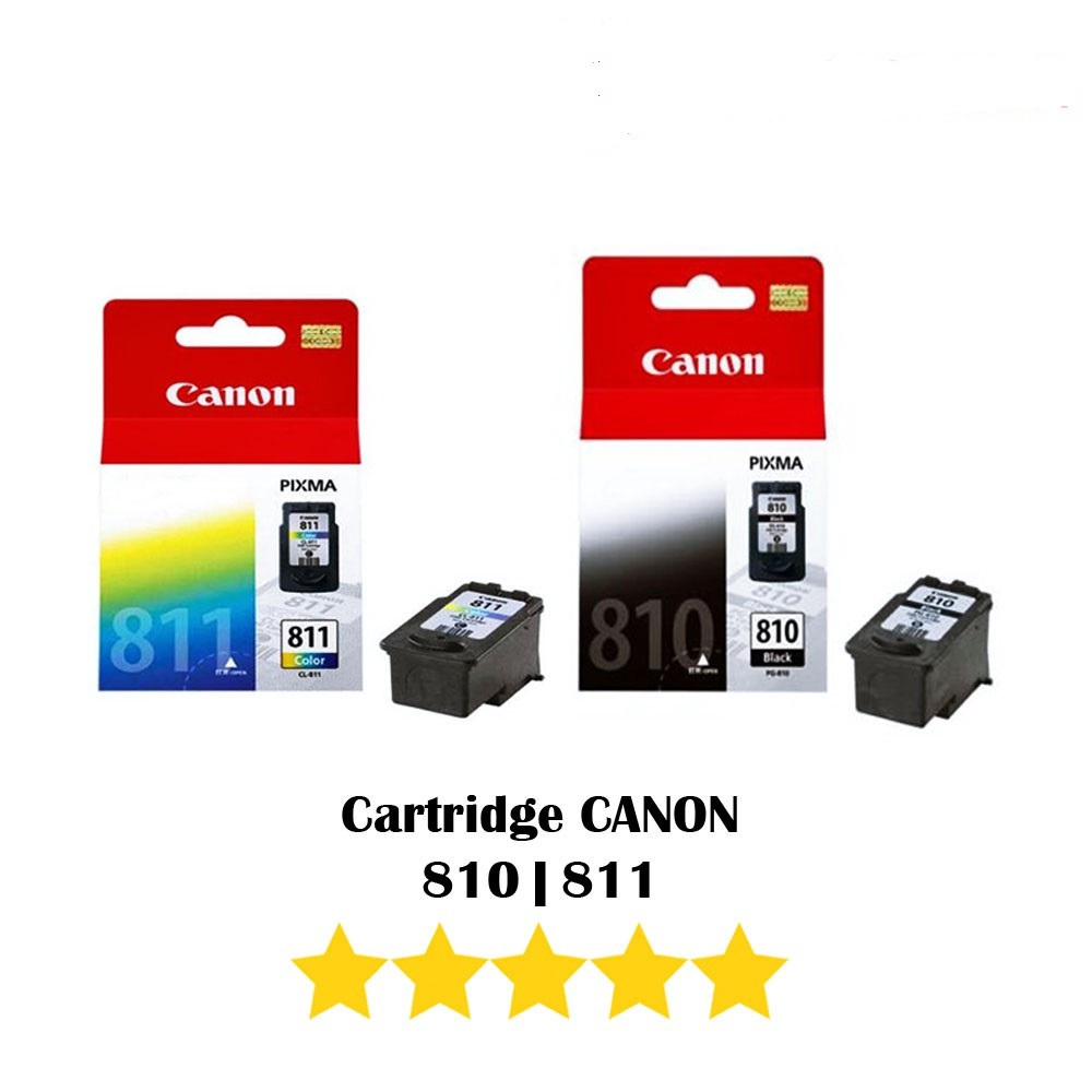 Jual [ARS] Cartridge CANON 810 (Black/Hitam) 811 (Color/Warna) | Shopee ...