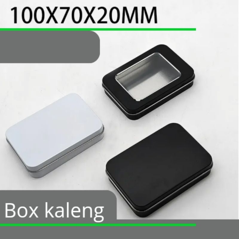 Jual Box kotak kaleng engsel universal sedang | Shopee Indonesia