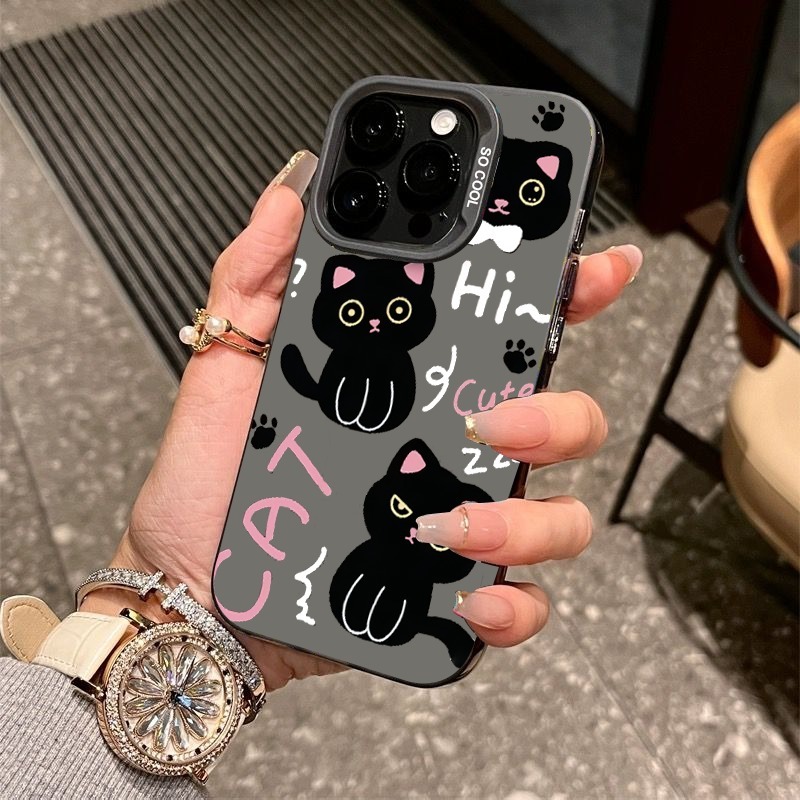 Jual RCI312 PREMIUM MATTE HARD CASING HP PINK CAT CASE AESTHETIC ...