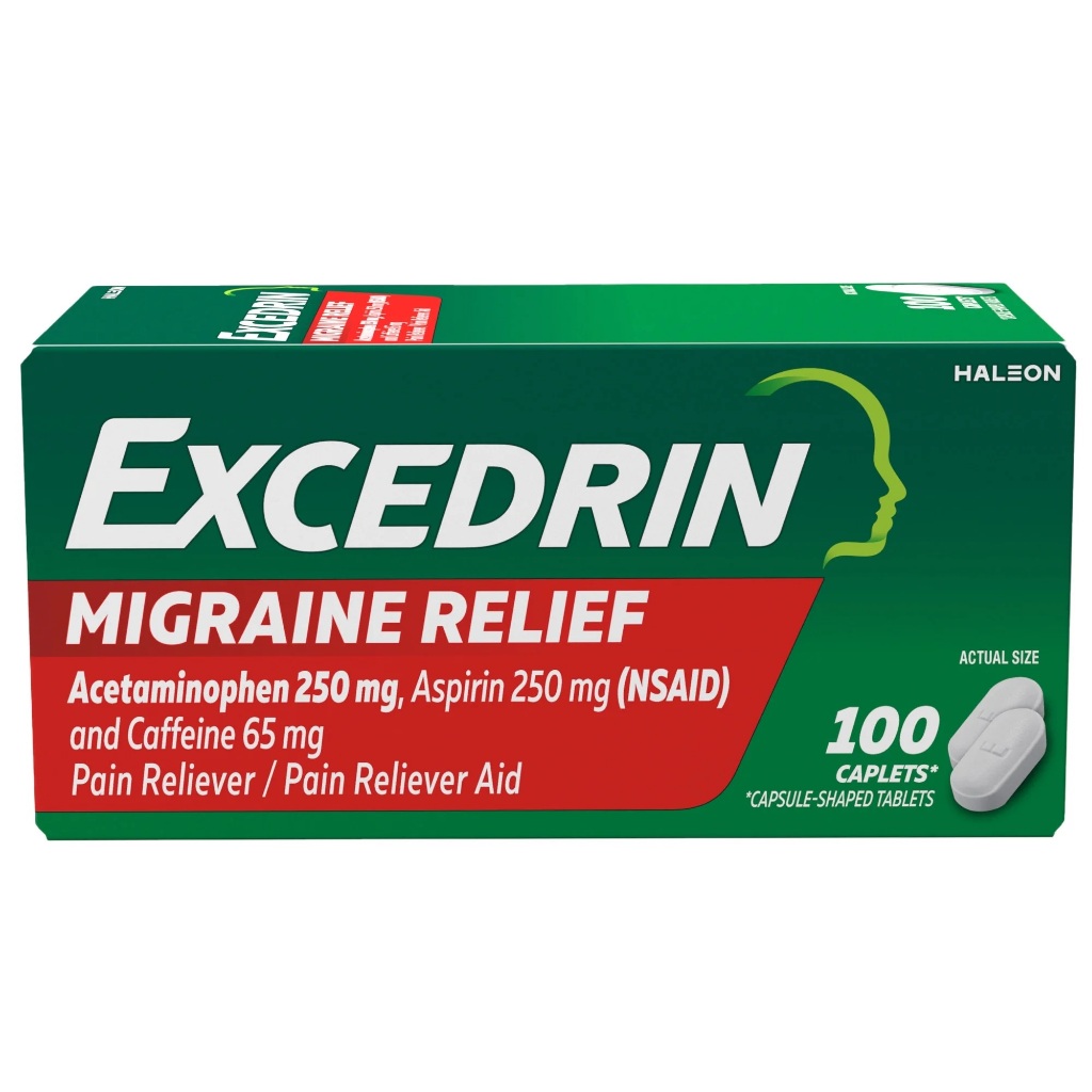 Jual Excedrin Migraine Reliever (100 Tablets) | Shopee Indonesia
