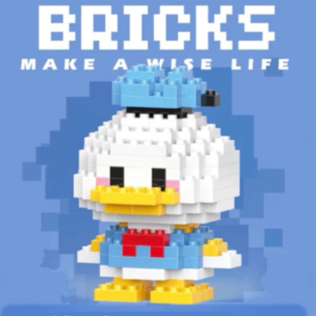 Jual Nano Block Karakter Mini Bricks Mainan Balok Susun Edukasi Anak ...