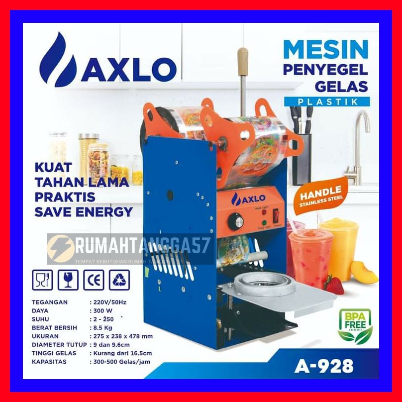 Jual CUP SEALER AXLO A-928 / SEALING MACHINE AXLO A 928 22 OZ / GELAS ...