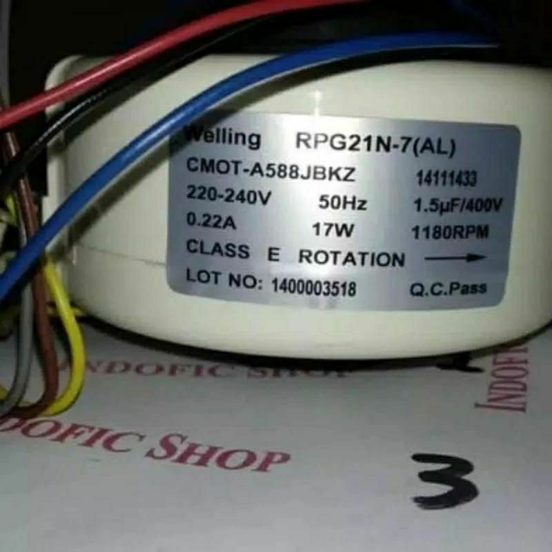 Jual Motor Fan Indoor AC Sharp 100% Original | Shopee Indonesia