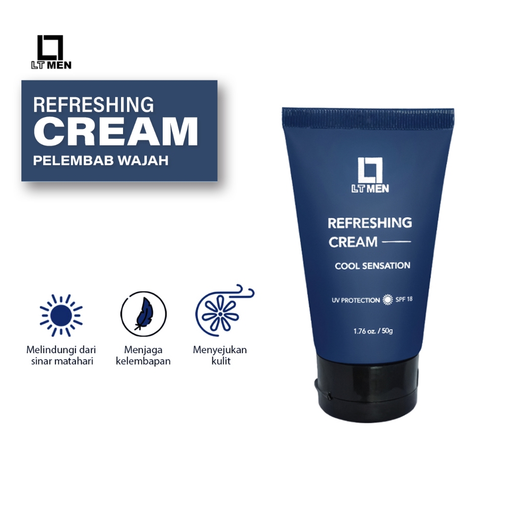 Jual LT MEN Refreshing Cream - Skincare Pria Pelembab Sunscreen Wajah ...