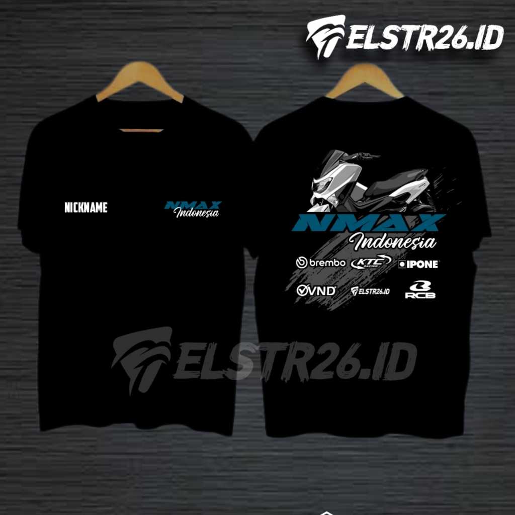 Jual ELSTORE26 KAOS DISTRO RAIDER YAMAHA NMAX | FREE TAMBAH NAMA KAMU ...
