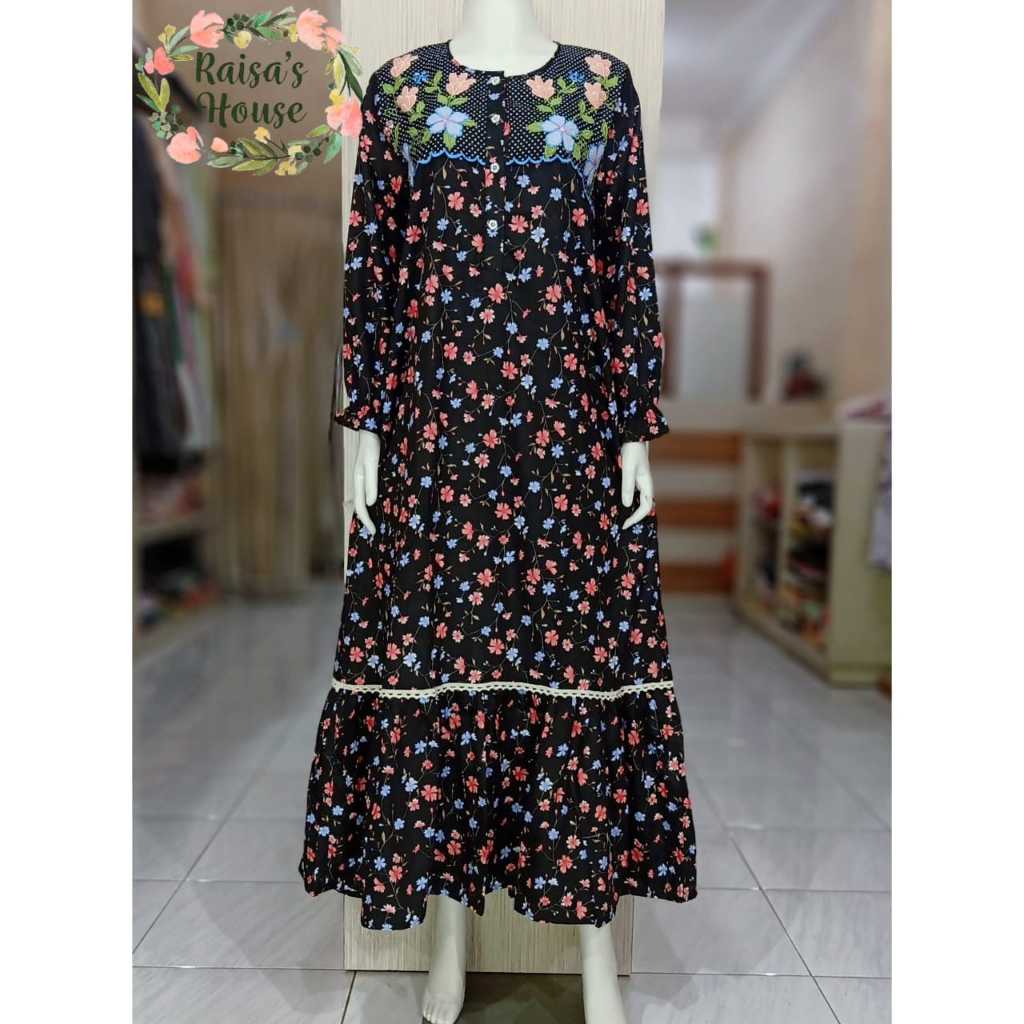 Jual DASTER LONGDRESS BORDIR KHAS MALANG - PANJANG - REMPEL BAWAH ...