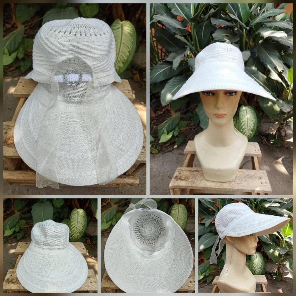 Jual Topi Haji & Topi Umroh. Topi Caddy full rajut / Topi Dewasa / Topi ...