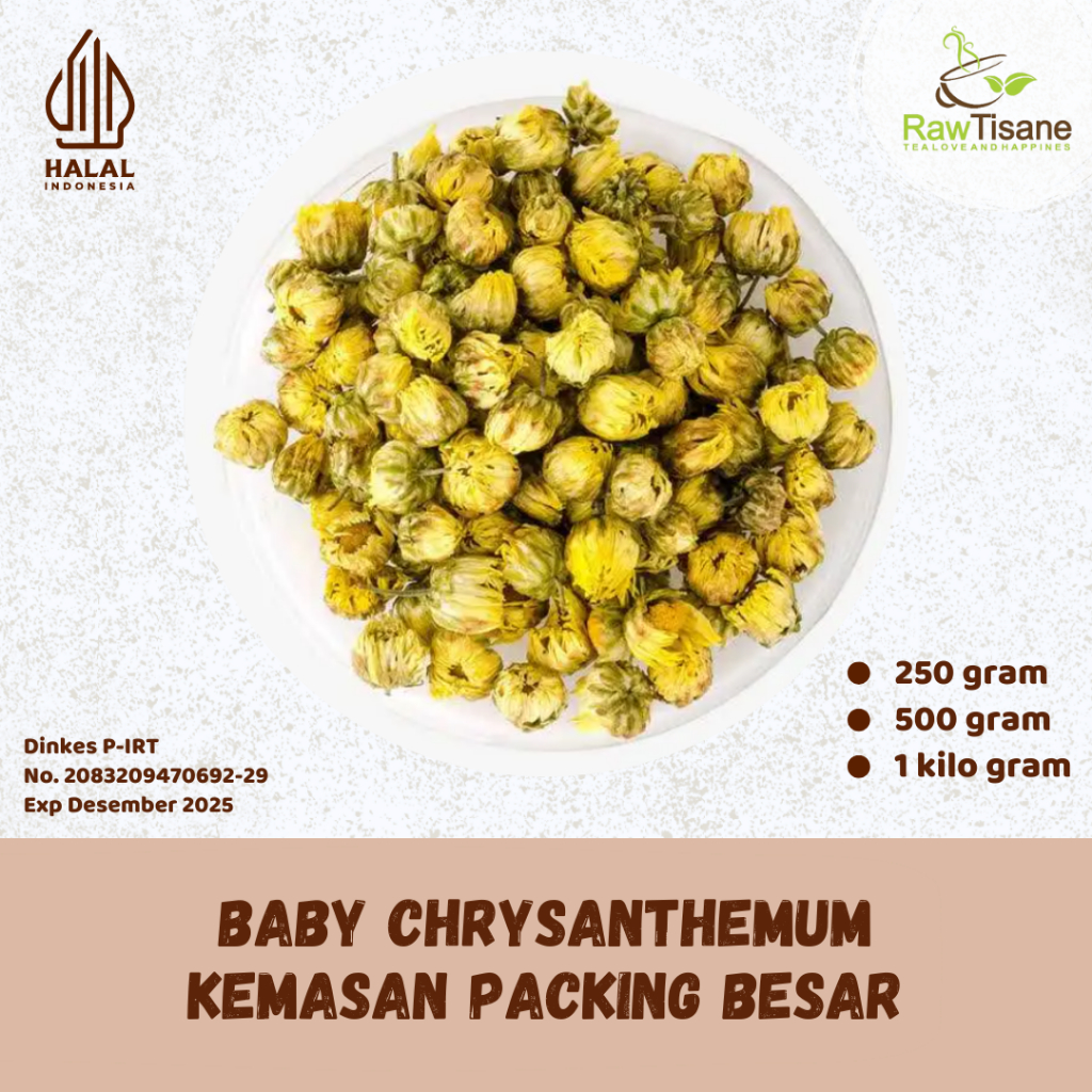 Jual RAW TISANE Baby Chrysanthemum Flower Tea / Teh Bunga Baby ...