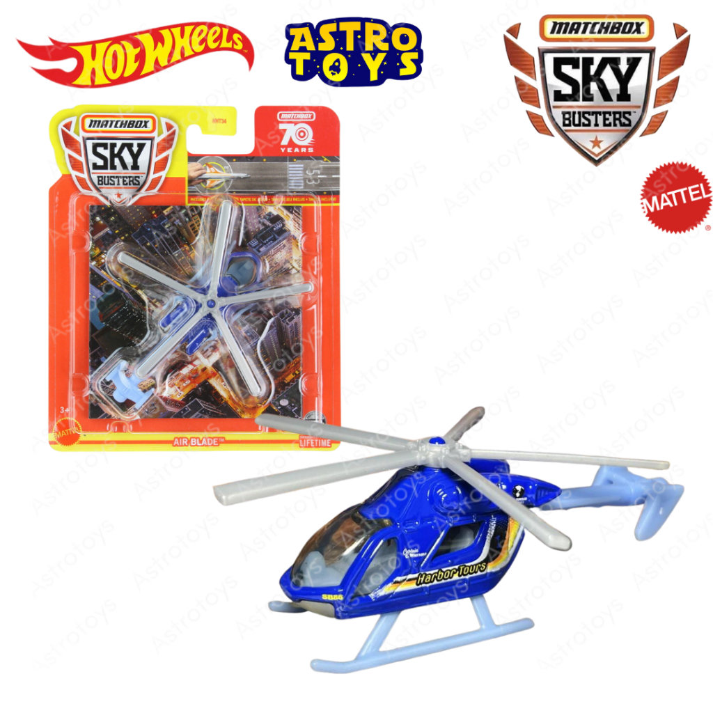 Jual Matchbox Sky Busters Diecast Metal Pesawat Helikopter Air Blade ...