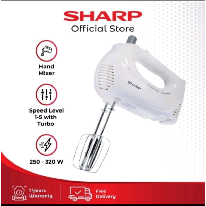 Jual Sharp Hand mixer EM-H53-WH | Shopee Indonesia