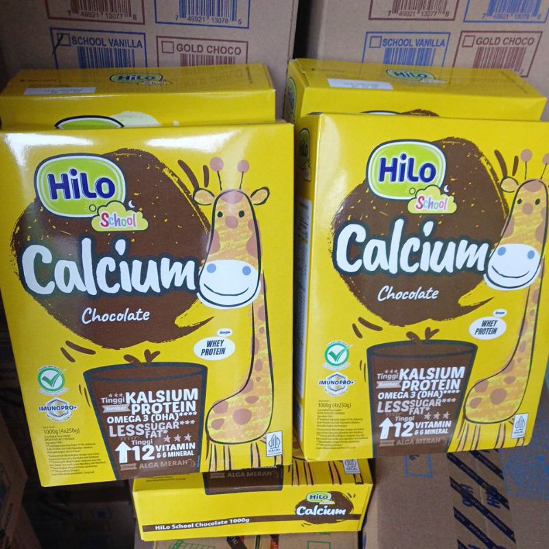 Jual HiLo School Chocolate 1000gr/750gr/500gr - HiLo Calcium Chocolate ...