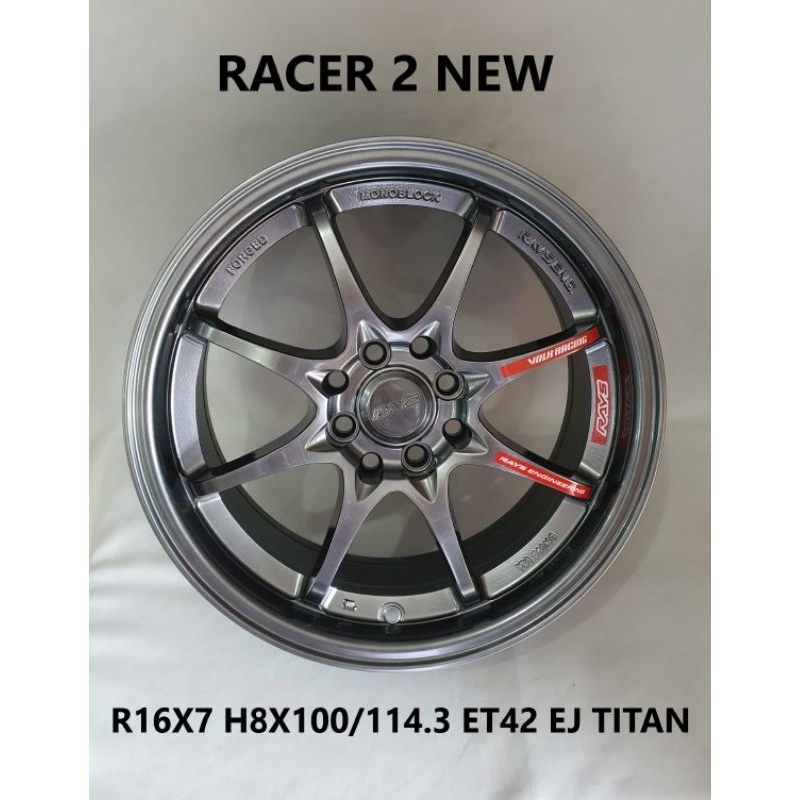 Jual Velg ce28 ring 16 lebar 7 et 42 pcd 8x100/114 warna ej titan | Shopee Indonesia