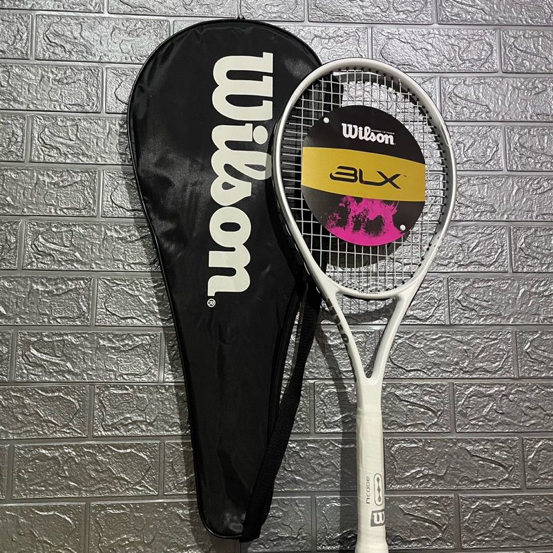 Jual RAKET TENIS WILSON NCODE PUTIH + SENAR FREE TAS | Shopee Indonesia