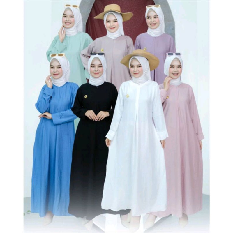 Jual DRESS POLOS POLO LINEN PREMIUM ORIGINAL/ GAMIS POLOS PREMIUM MDLY ...