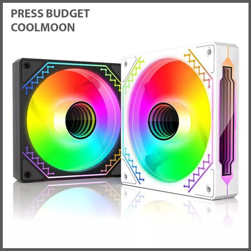 Jual FAN CASING COOMOON HIFROST ARGB FAN PRIAM W12 WARNA PUTIH&HITAM ...