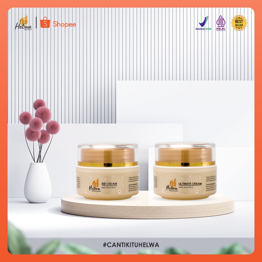 Jual HELWA Bundling Ultimate Cream + BB Cream (WAJIB KONSUL) | Shopee ...
