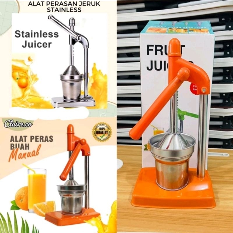 Jual Perasan jeruk stainless / alat peras jeruk stainless / mesin ...