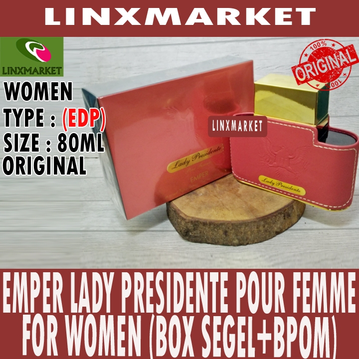 Jual EMPER LADY PRESIDENTE POUR FEMME WOMEN EDP 80ML (BOX SEGEL+BPOM ...