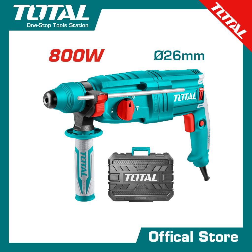 Jual Mesin Bor Beton Rotary Hammer Listrik Hammer TOTAL TH308268 800W/26mm | Shopee Indonesia