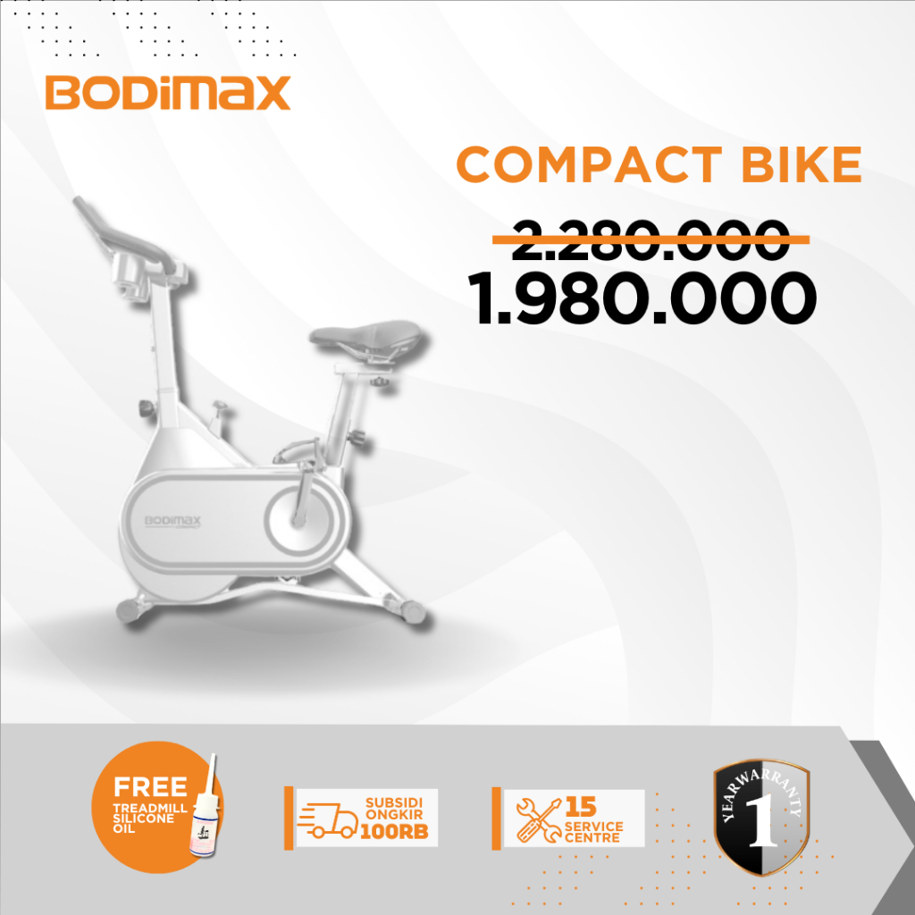 Jual BODIMAX COMPACT BIKE / SEPEDA STATIS / SPINNING BIKE / ALAT GYM / FITNESS | Shopee Indonesia