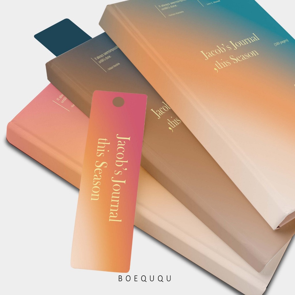 Jual BOEQUQU - Transition Series Notebook Custom Design Hardcover ...