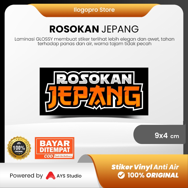 Jual Stiker Rosok Japan Vinyl Anti Air (Bijian) - ROSOKAN JEPANG ...