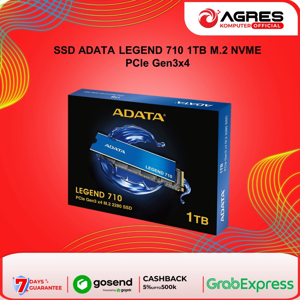 Jual ADATA SSD NVME GEN3 LEGEND 710 1TB PCIE 3.0 M.2 2280 3Y - UP TO ...
