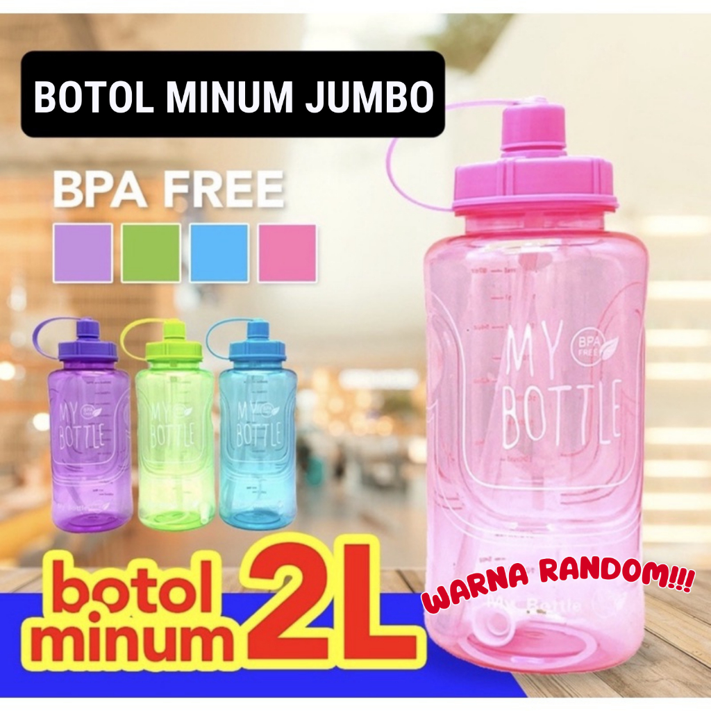 Jual BOTOL MINUM ENJOY LIFE / MY BOTTLE 2 LITER / MY BOTTLE JUMBO ...