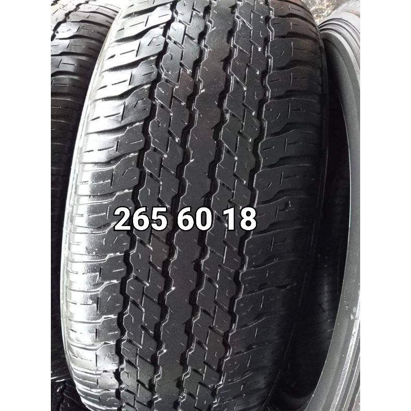 Jual Ban Mobil Copotan R18 Ukuran 265 60 18 ban mobil pajero second tubelesss | Shopee Indonesia