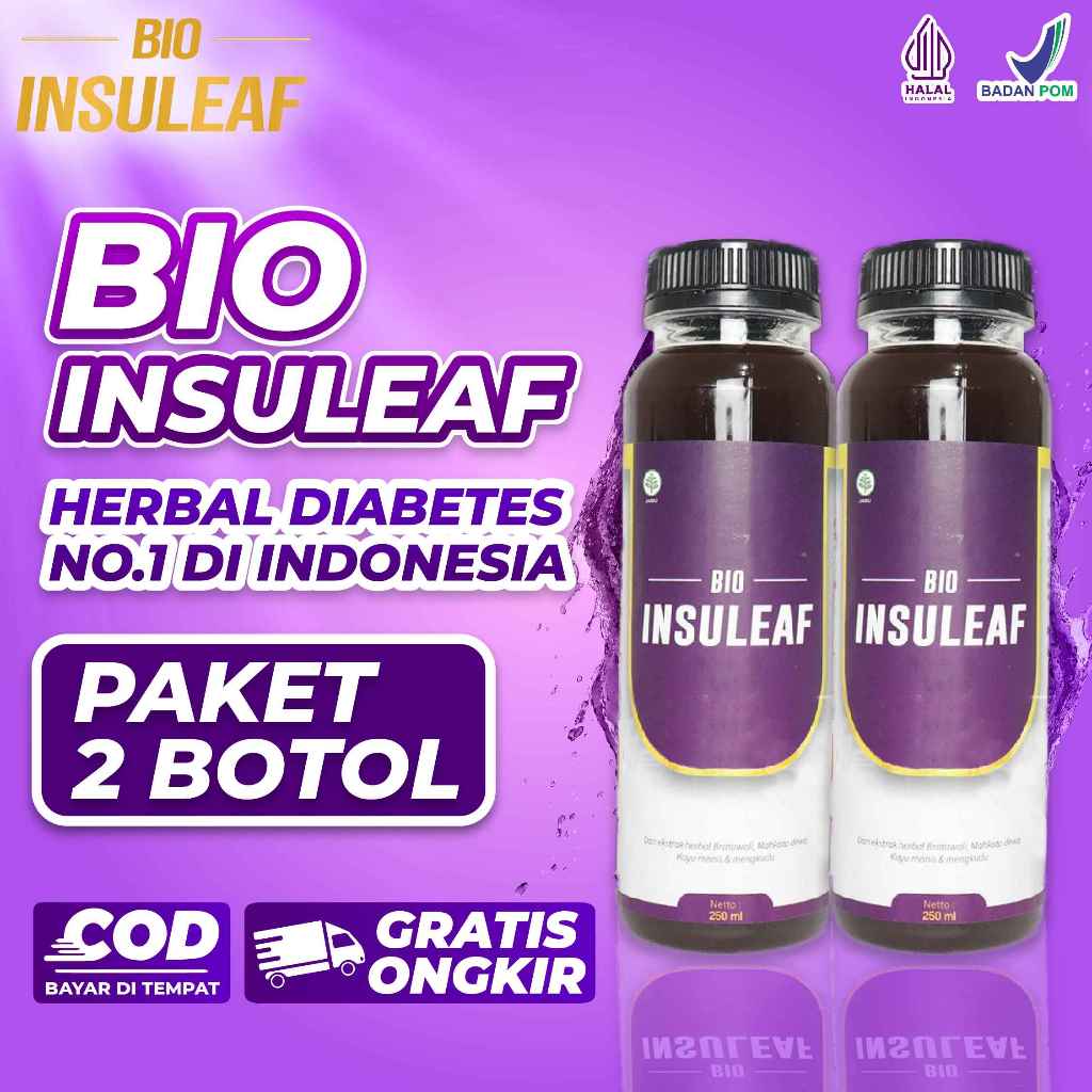 Jual Bio Insuleaf Original Bantu Atasi Gula Darah DIabetes Insulin ...