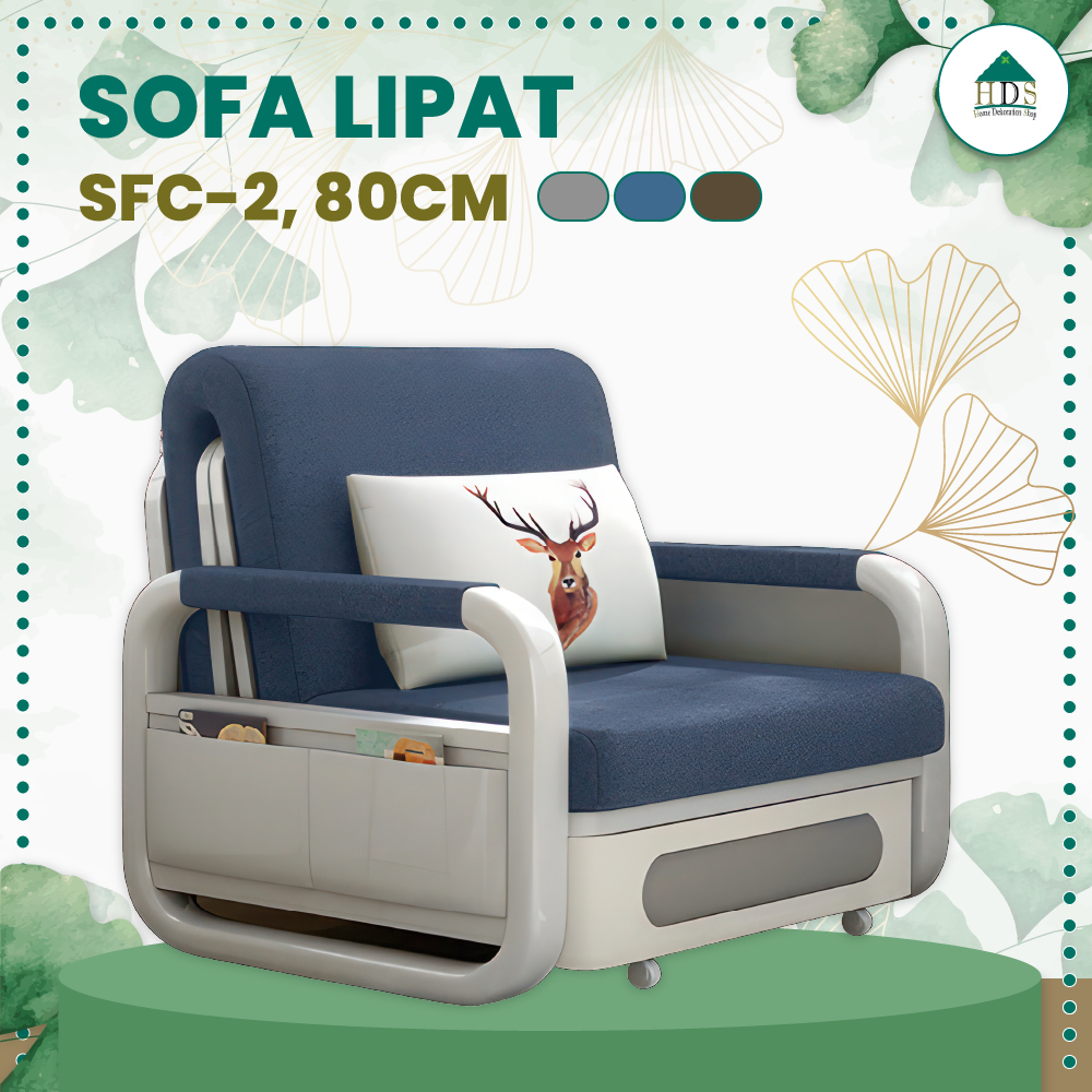 Jual Home Dekorationshop Official Shop Sofa Bed Lipat 80CM Sofa Ruang ...