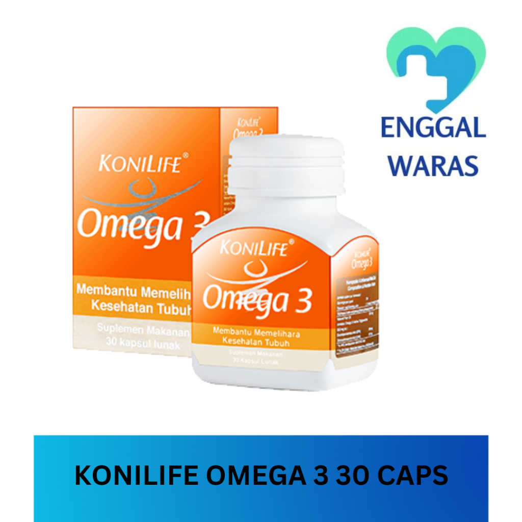Jual Konilife Omega 3 Food Supplement Botol 30 Softcapsule | Shopee ...