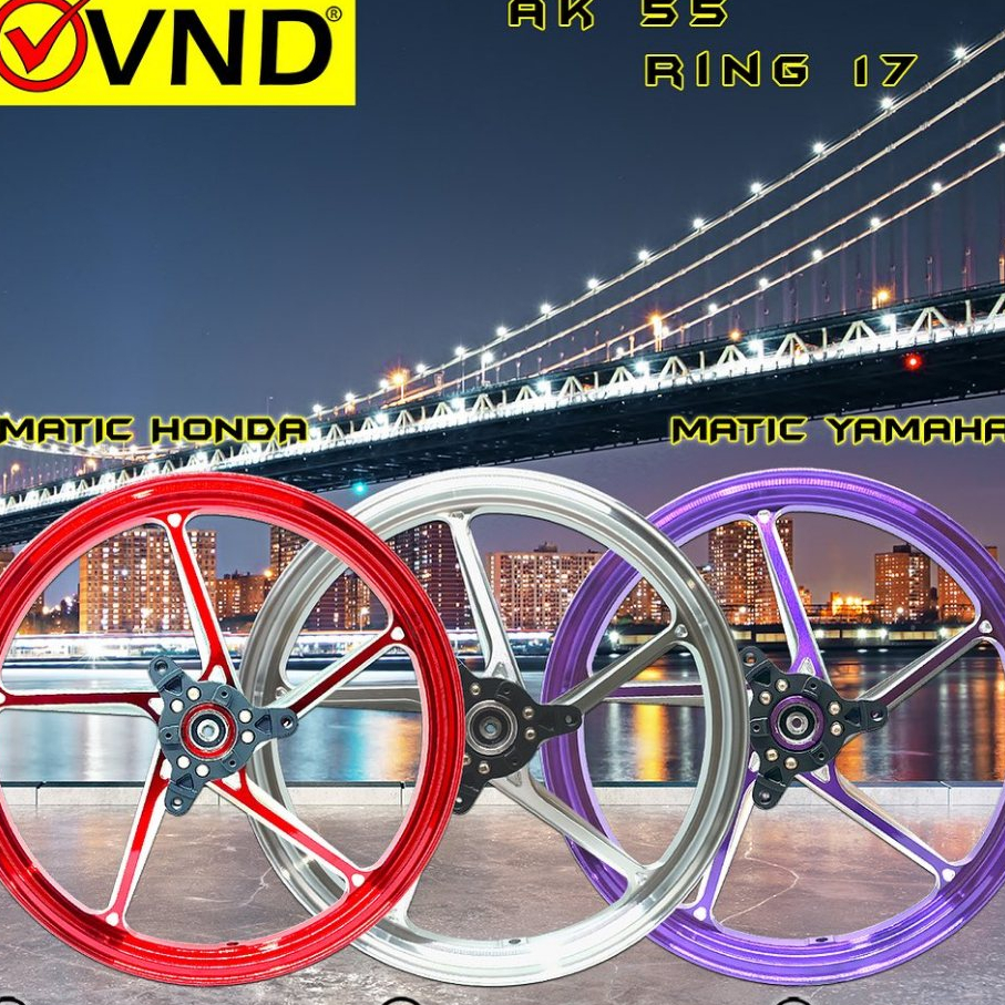 Jual VELG VND AK 55 RING 17 VARIO 125 150 160CBS | Shopee Indonesia