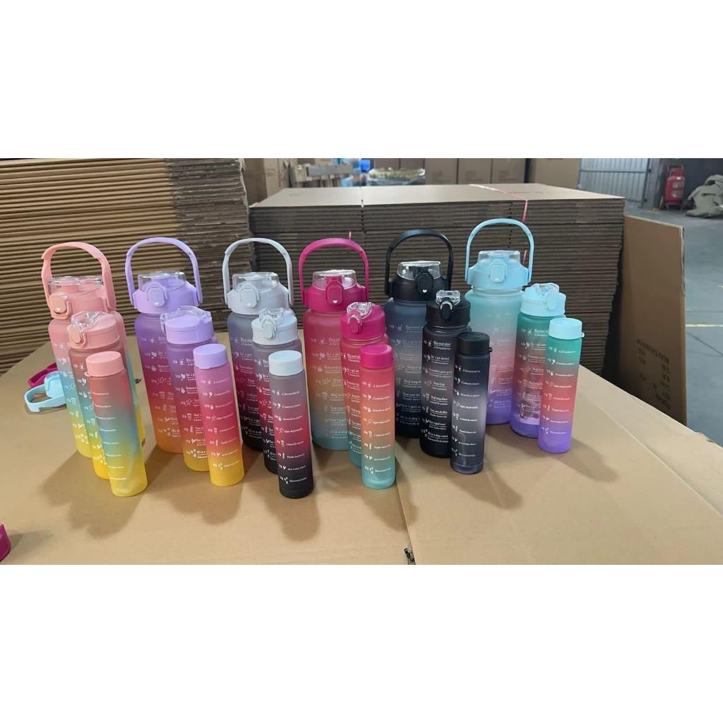 Jual BOTOL GRADASI 3IN1 BOTOL Minum Beranak 3in1 GRADASI PELANGI VIRAL ...