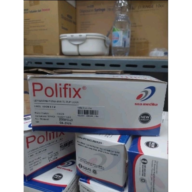 Jual Plaster Penutup Luka Polifix 15cm x 5m | Shopee Indonesia