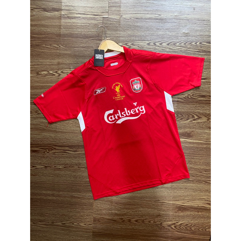 Jual Jersey Original Liverpool Home 2004/2005 Final Istanbul | Shopee ...