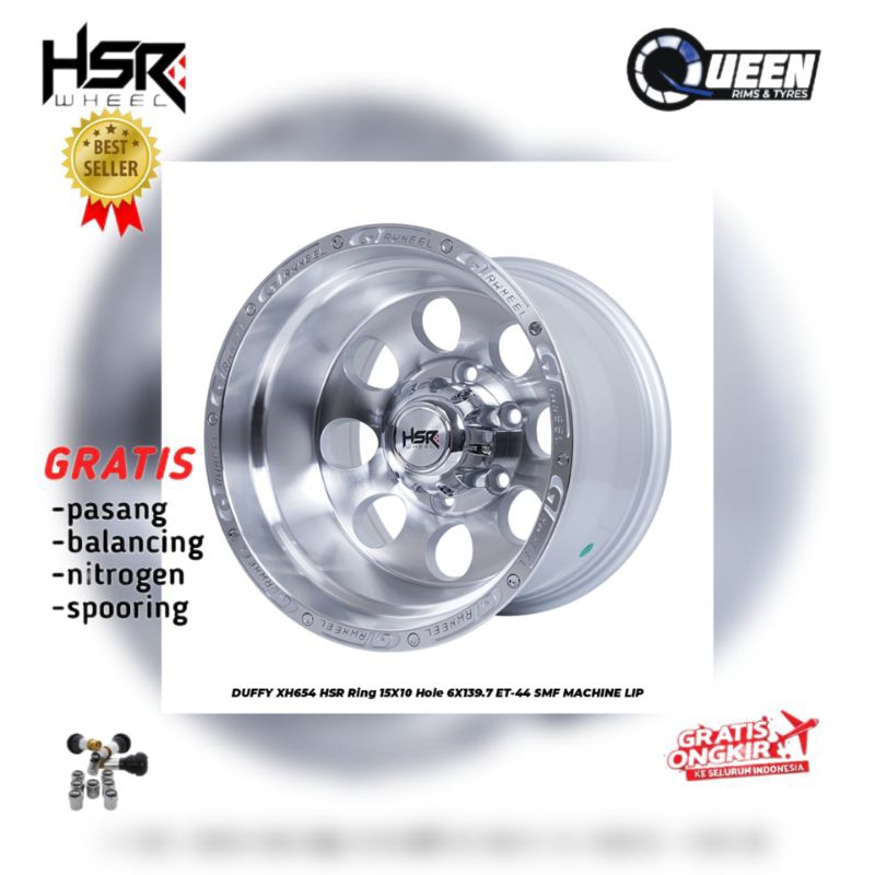 Jual VELG RACING SEMI OFFROAD R15 PCD 6x139,7 HSR DUFFY untuk mobil ...