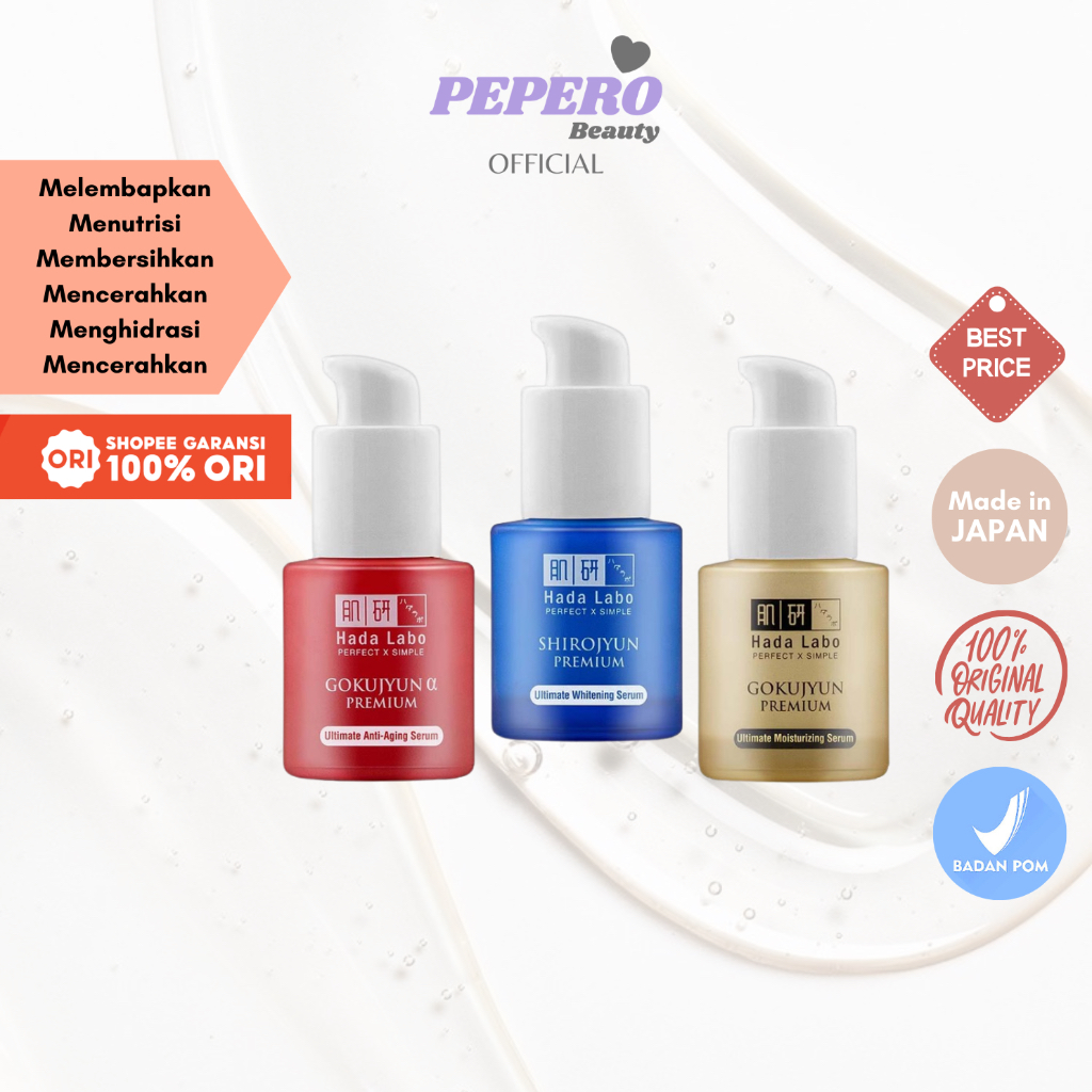 Jual HADA LABO Shirojyun | Gokujyun Premium Ultimate Whitening Serum ... Jual HADA LABO Shirojyun | Gokujyun Premium Ultimate Whitening Serum ...