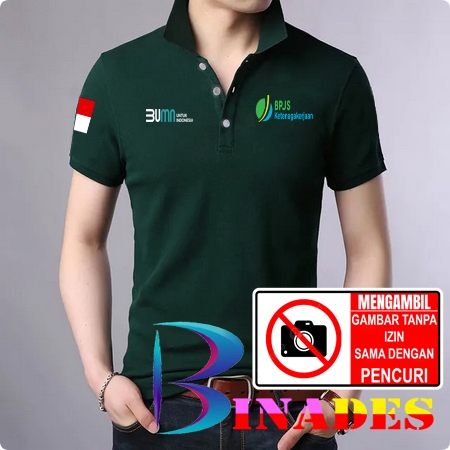 Jual Jual Baju Kaos Kerah Model Polo BPJS KETENAGAKERJAAN - TAMPAK ...