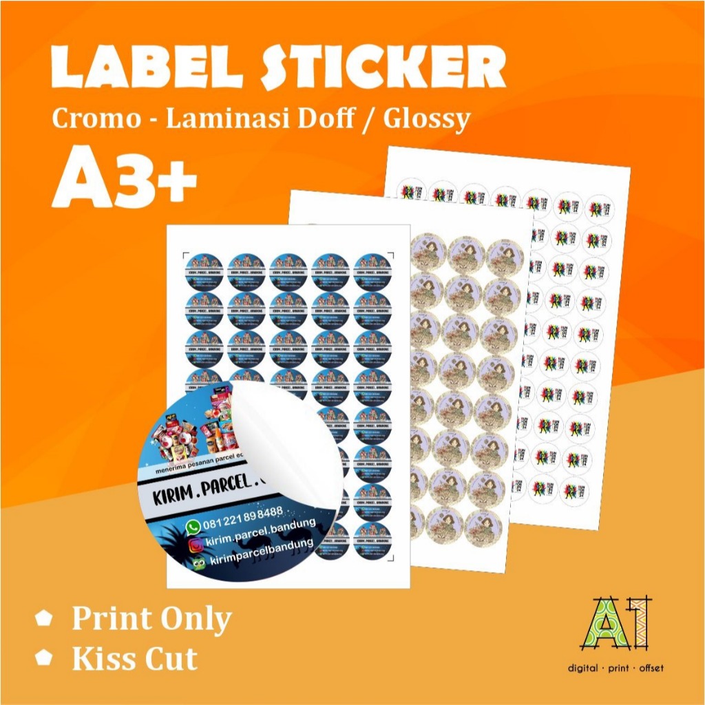Jual Label Sticker - Cromo_10-50 Lembar A3+ | Shopee Indonesia