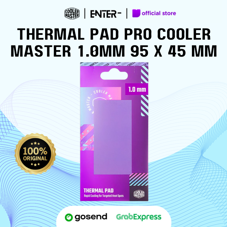 Jual Cooler Master Thermal Pad Pro 1.0mm 95 x 45 mm | Shopee Indonesia