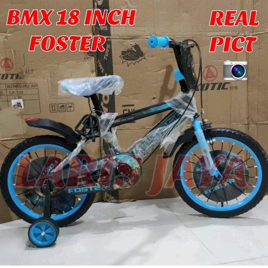 Jual SEPEDA ANAK BMX 18 INCH FOSTER BMX UKURAN 18 INCH FOSTER sepeda anak murah | Shopee Indonesia