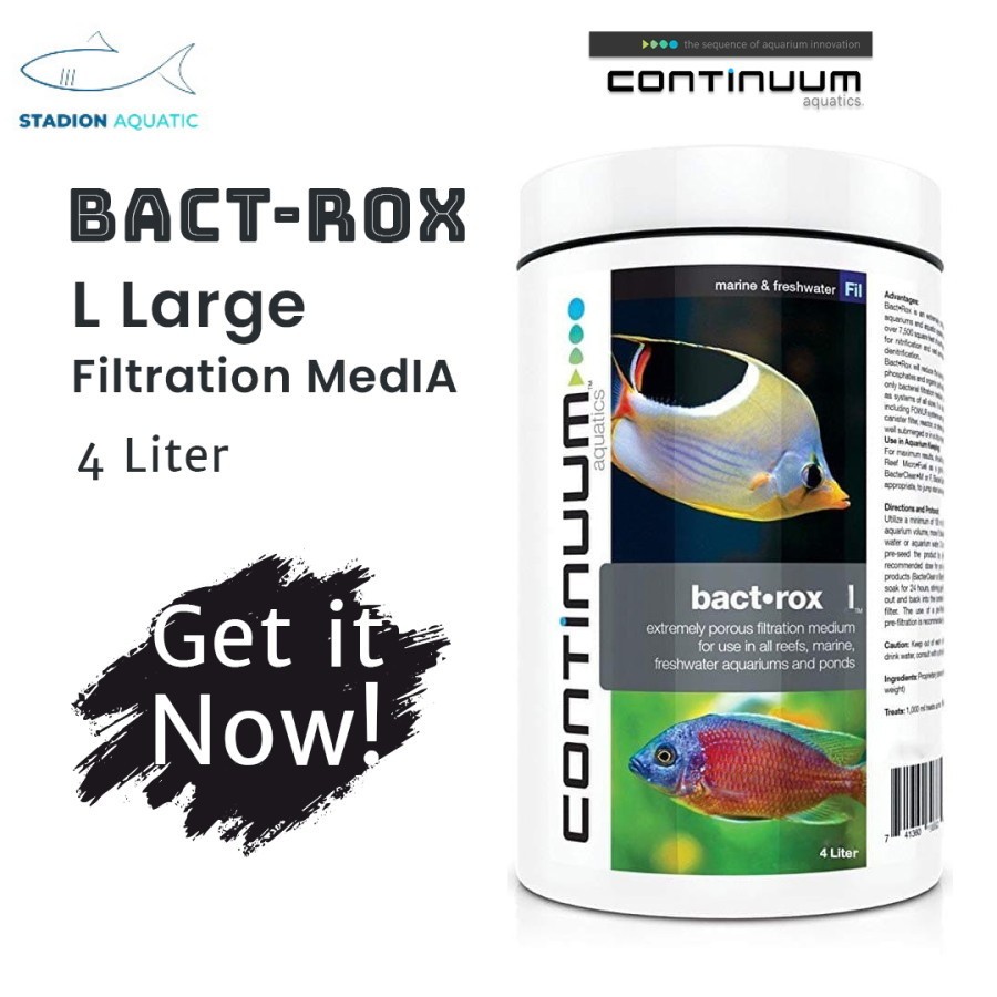 Jual Continuum Bact-Rox L Large Filtration Medium 4 Liter | Shopee ...