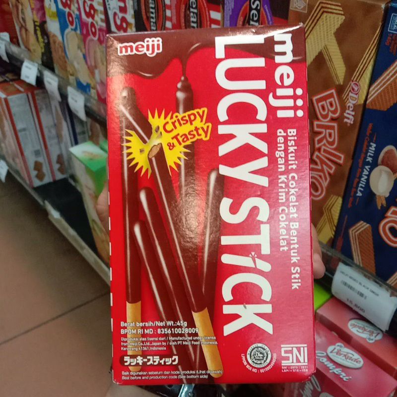 Jual MEIJI LUCKY STICK COKLAT | Shopee Indonesia