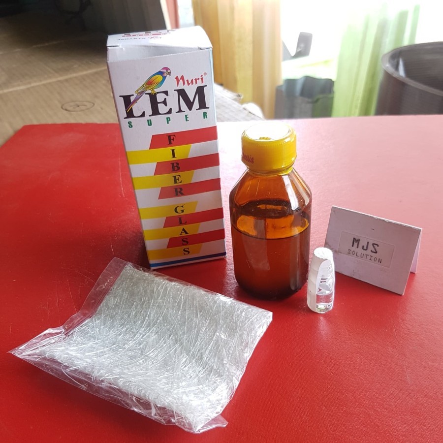 Jual LEM FIBER NURI PEGASUS BOTOL LEM FIBER GLASS ASBES RESIN CAMPUR ...