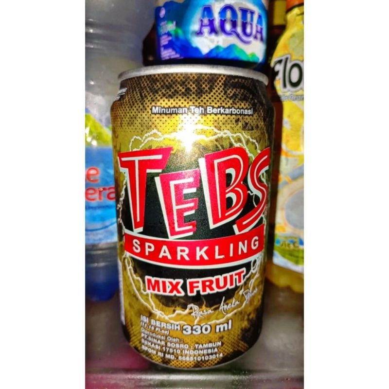 Jual TEBS SODA SPARKLING MIX FRUIT CAN KALENG 330ML | Shopee Indonesia