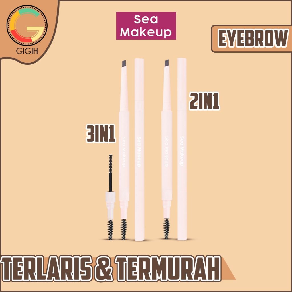 Jual SEA MAKEUP EYEBROW / BROWSHOW 2IN1 & 3IN1 WATERPROOF ( TAHAN AIR ...