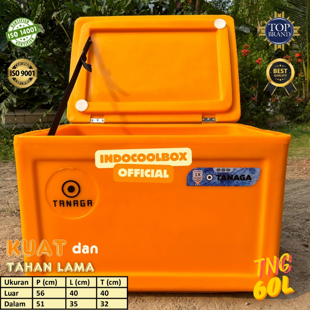 Jual Cooler Box Tanaga 60 Liter Termos Es Kotak Tempat Es Batu Daging ...