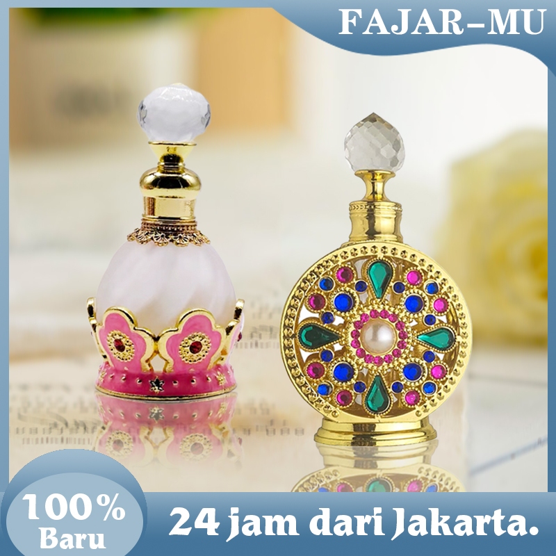 Jual 15ml Warna Gold Botol Parfum Kosong Gaya Arab Botol Parfum ...
