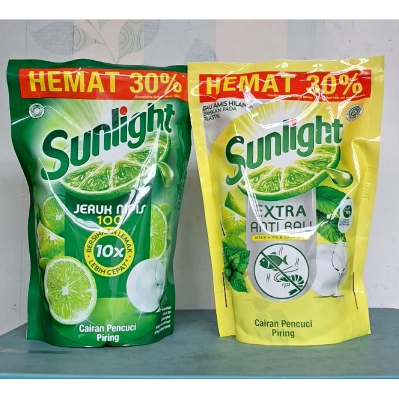 Jual Sunlight Sabun Cuci Piring Cair Refill Jeruk Nipis 700mL / 750ml RANDOM | Shopee Indonesia
